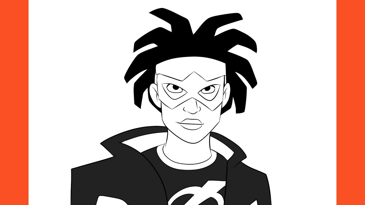 How To Draw Static Shock (Static Shock)