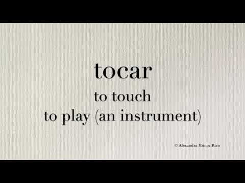 How to pronounce in Spanish 'Tocar' (to touch, to play (an instrument))