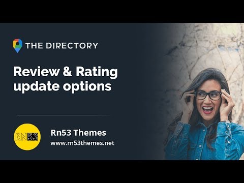 Review and rating update - The Directory PHP Template