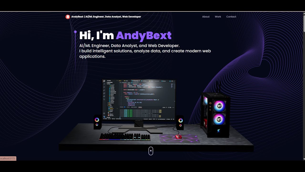 Build a 3D Portfolio with React, Three.js & Tailwind CSS | Web Dev & DevOps Project Showcase | SODIT