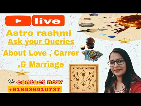 #free tarot reading ✨ ⭐Astro Rashmi LIVE – 🕉️ Vedic 🔮 | 🪄 Tarot ✨|#goinglive #tarotcardlive #kundli