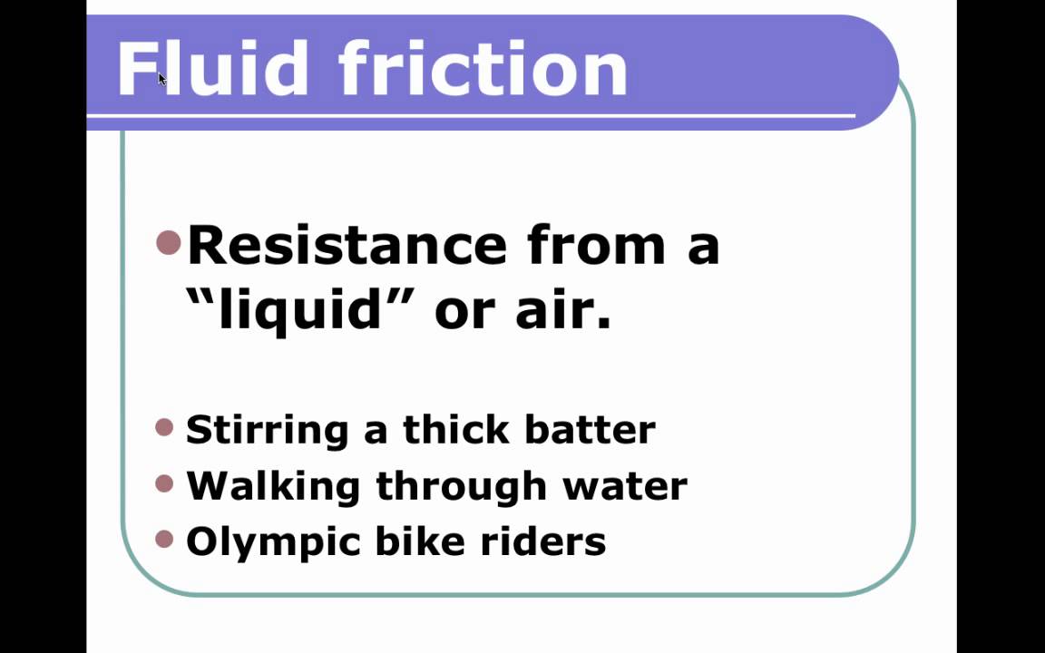 Friction Power Point