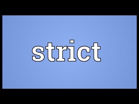 Strict Meaning