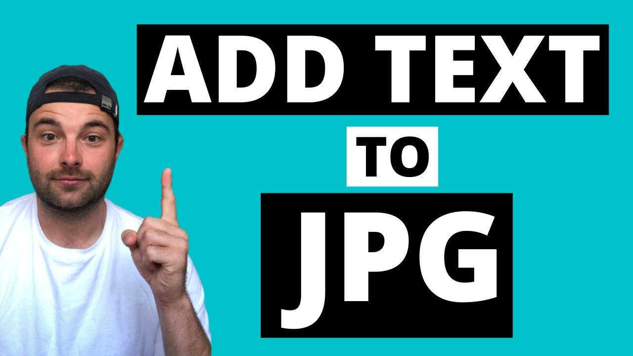 How to ADD Text to a JPG ONLINE