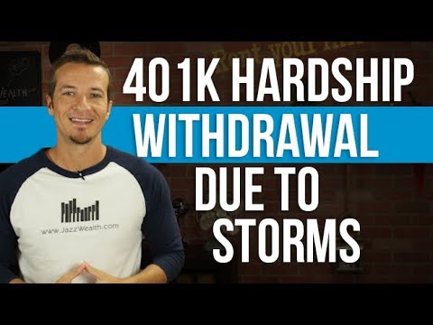 401k hardship withdrawal due to storms. DO NOT DO THIS!