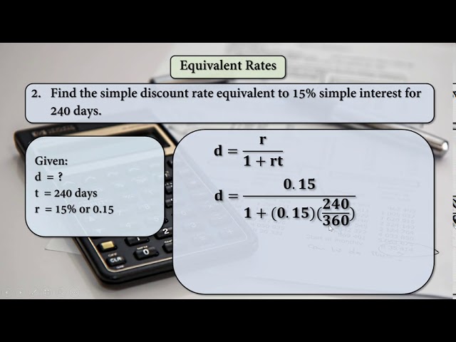 Understanding Equivalent Rates in Simple Interest: A Comprehensive ...