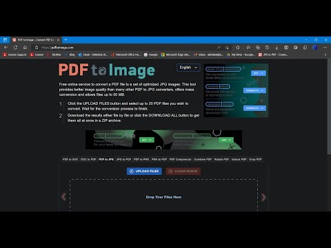 How to convert PDF to JPG on windows.