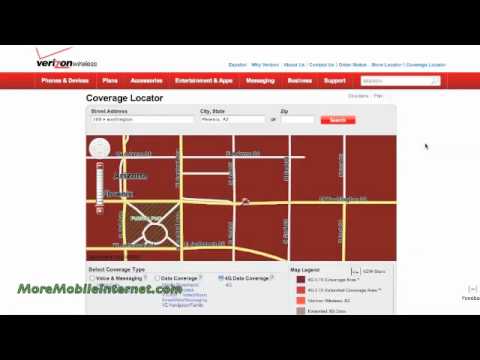 Verizon 4G/3G Coverage Maps