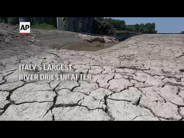 The longest river in Italy Po Valley is drying up: Causes flooding ...