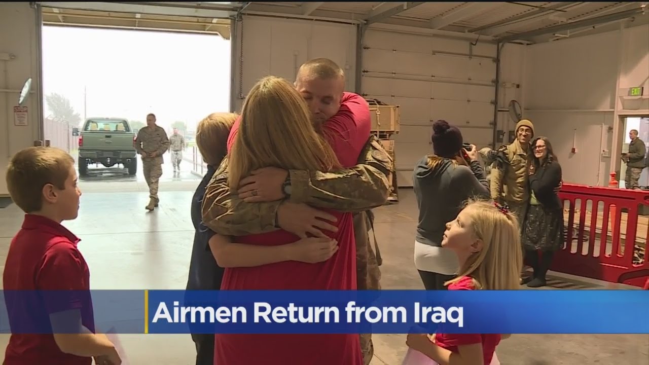 35 Travis AFB Airmen Return From Deployment In Iraq