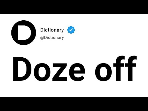 Doze off Meaning In English