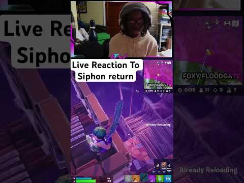 Knot Learns Siphon Is Back In Ranked in Real Time #fortnite #chapter6season2 #siphon