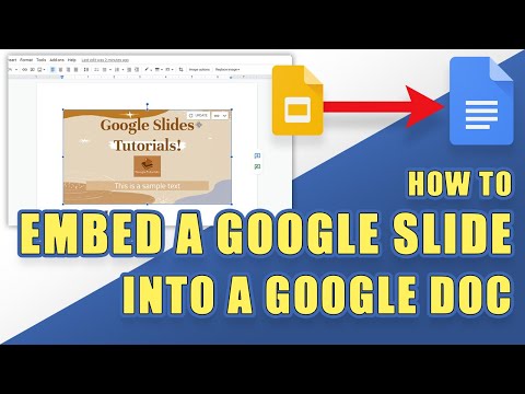 [HOW-TO] Embed a Google SLIDE Into a Google DOC (easily!)