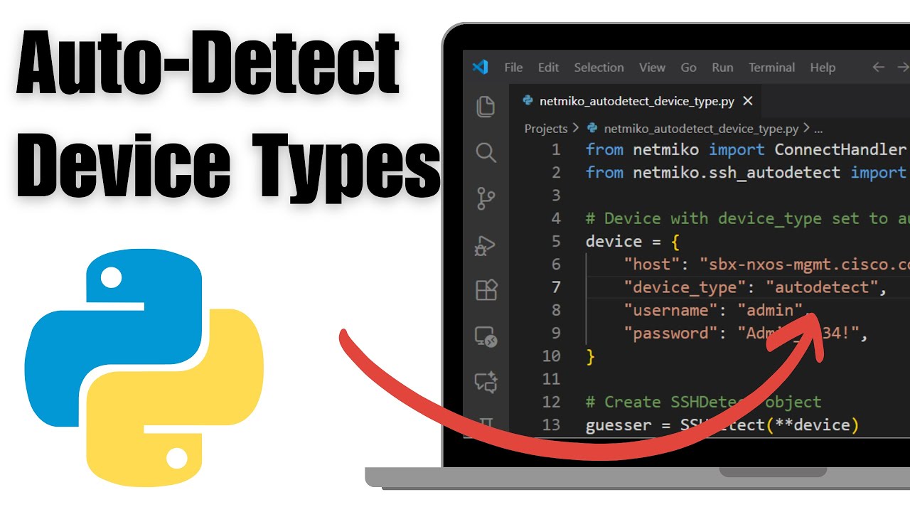 How to Auto-Detect Network Device Types Using Netmiko (Python Tutorial)