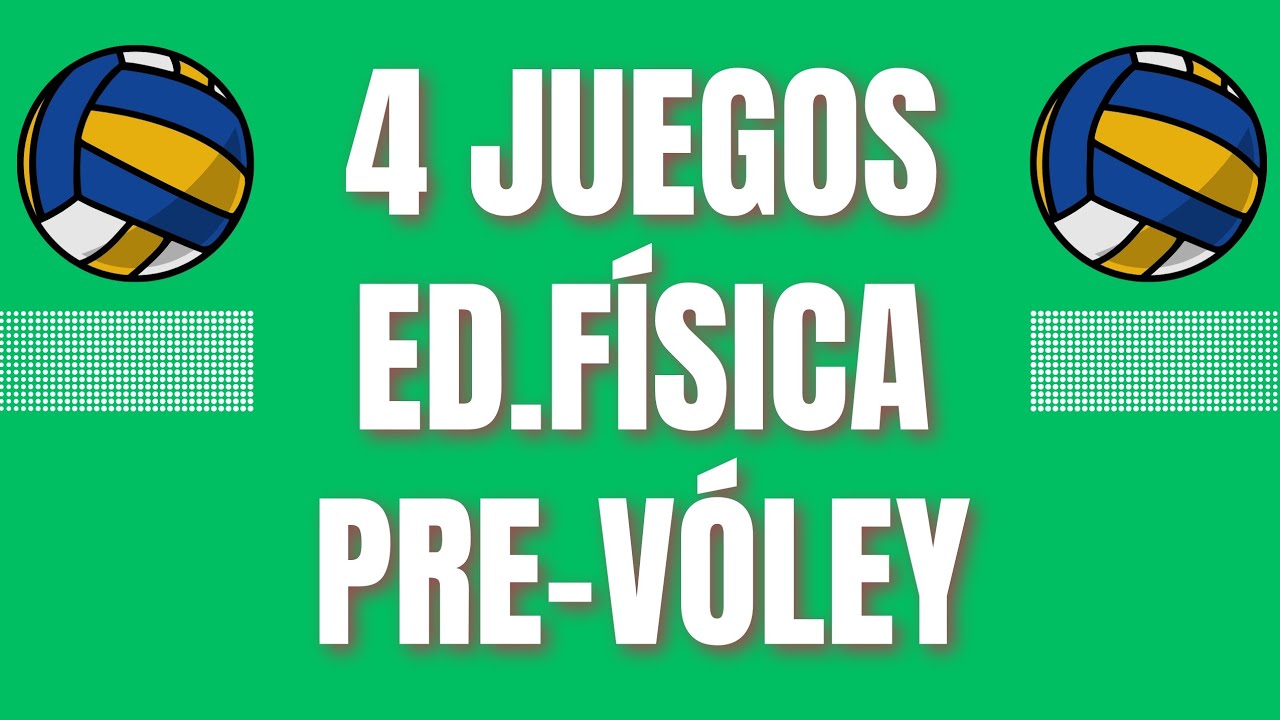 4 VOLLEYBALL GAMES for PHYSICAL EDUCATION #physicaleducation