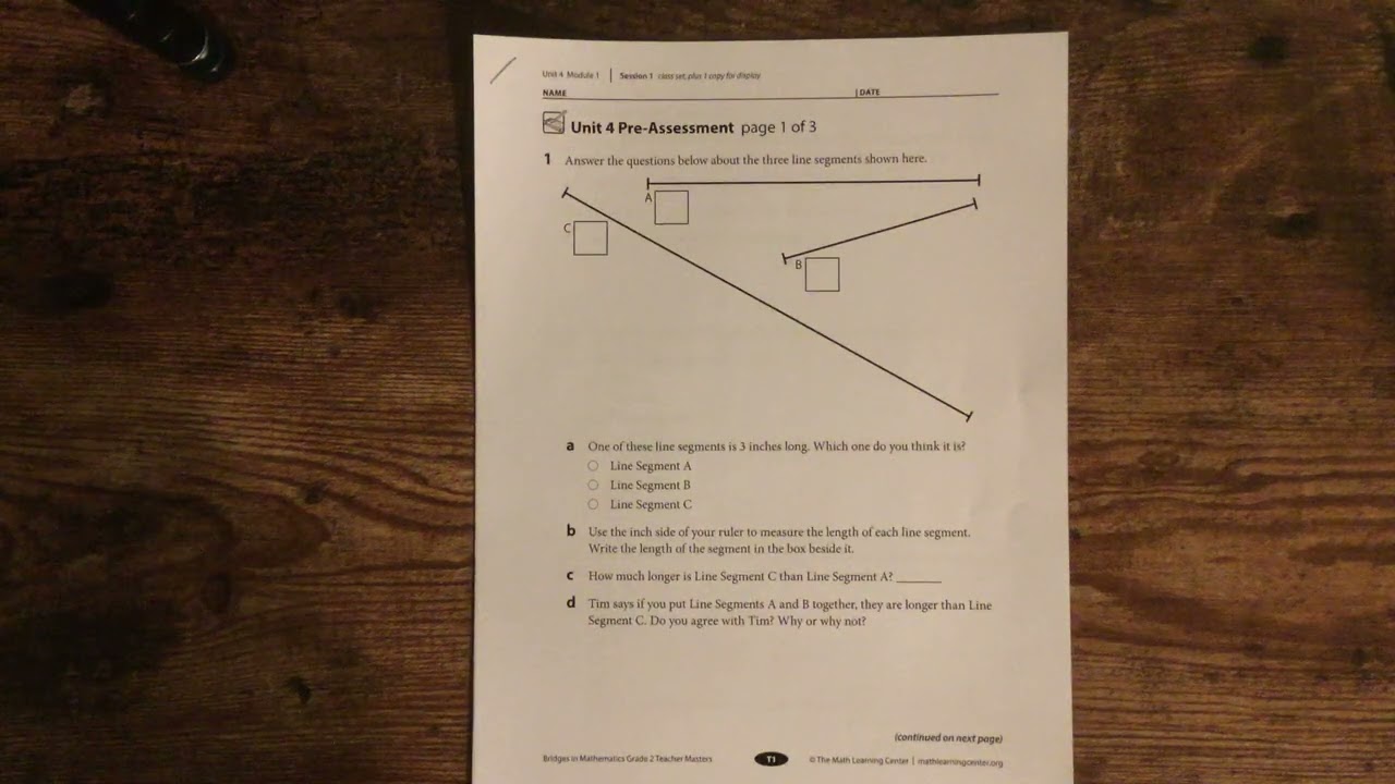 Unit 4 Pre-Assessment