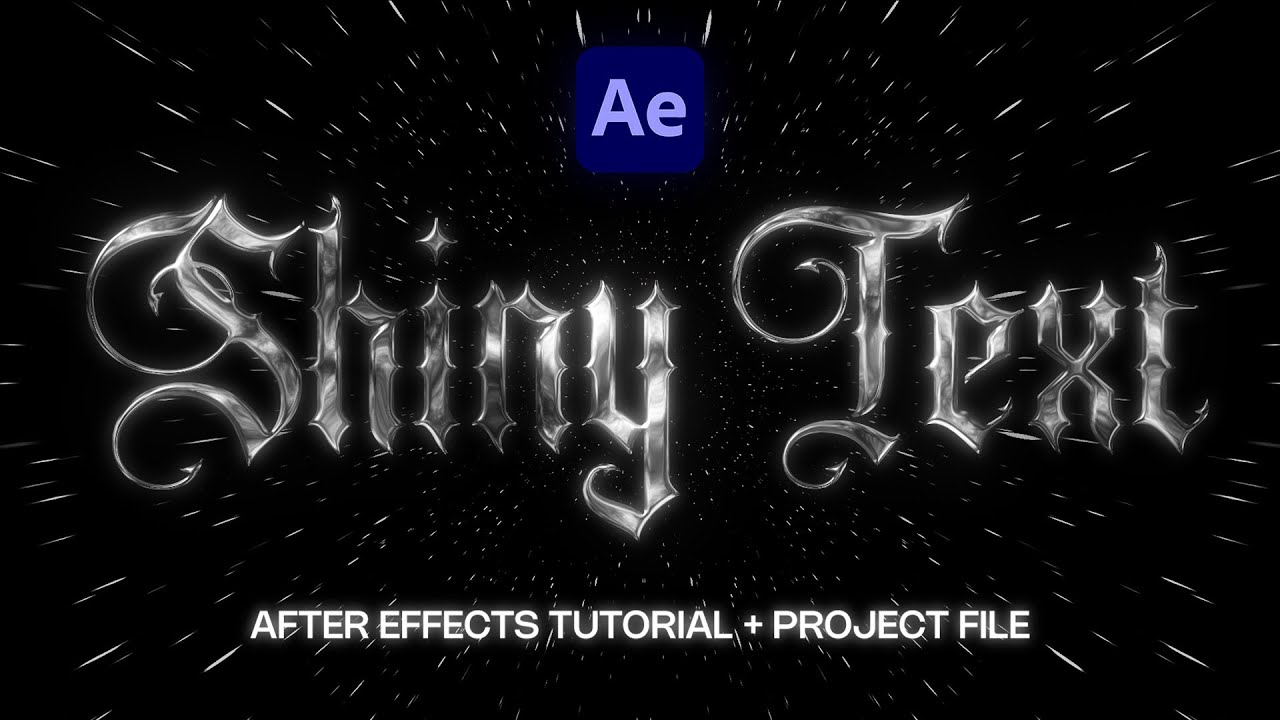 How to Create a Shiny Chrome Text Animation in After Effects