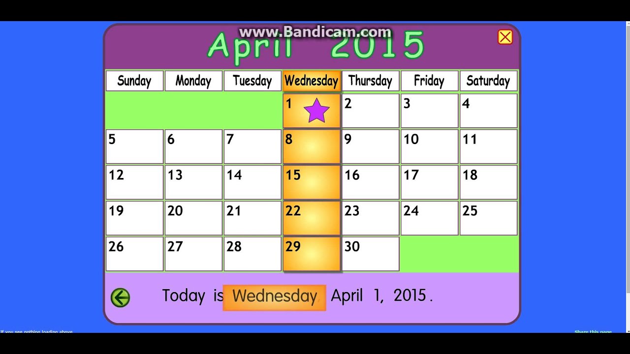 April 2015 is here