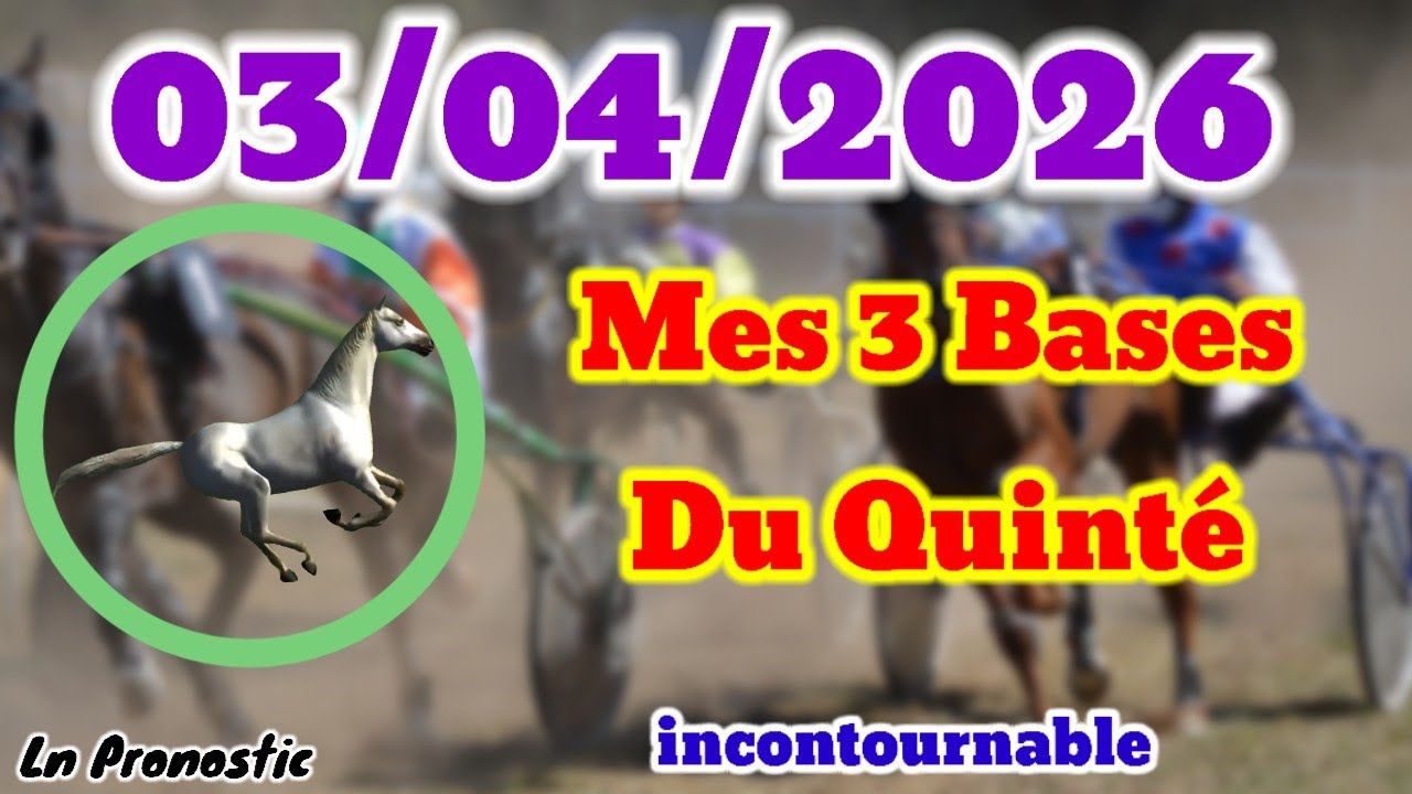 PMU Predictions: My 3 Essential Picks - Friday, April 3, 2026 at Vincennes