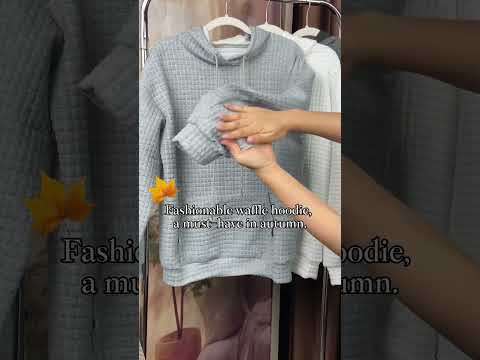 Cozy Waffle-Knit Sweatshirt for Fall Vibes #fashion #fall #Earthtone