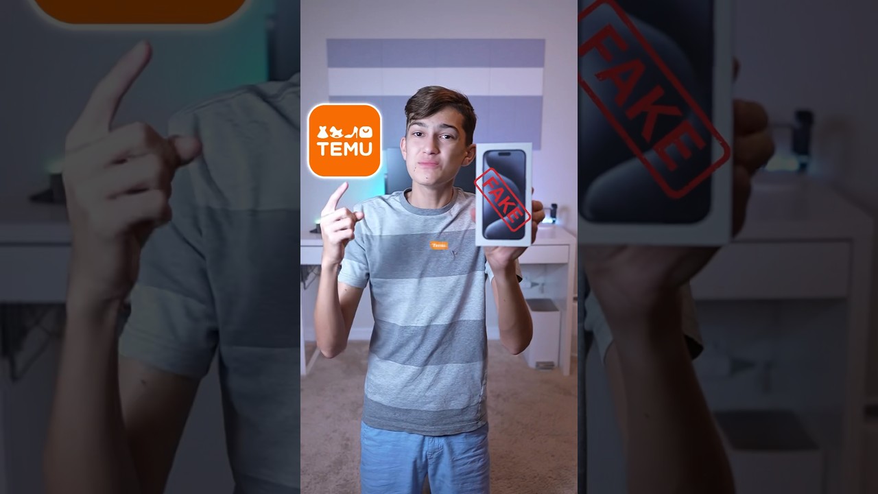 The $15 TEMU iPhone 15 that ACTUALLY works 😱😱 #shorts #iphone15 #temu