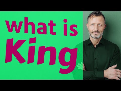 King | Meaning of king