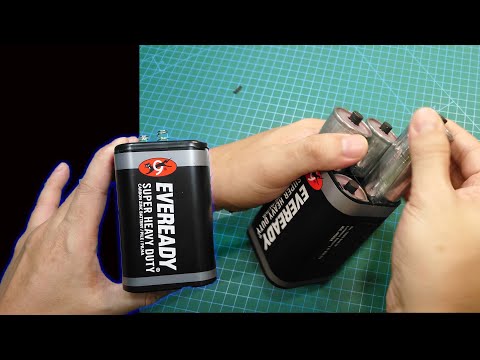 0.5kg 巨型碳鋅電池拆解