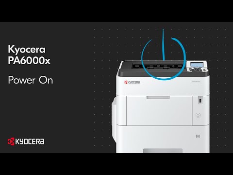 ECOSYS PA6000x/PA5500x/PA5000x/PA4500x Power On