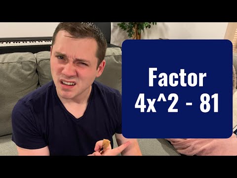 Factor 4x^2 - 81