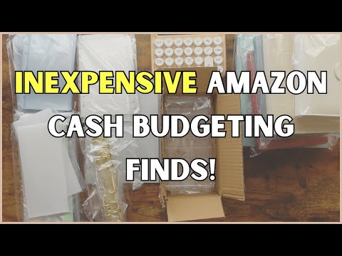 INEXPENSIVE Cash Budgeting Supplies Amazon Haul! | Cash Envelopes, Cash Binders, Wallets & More!