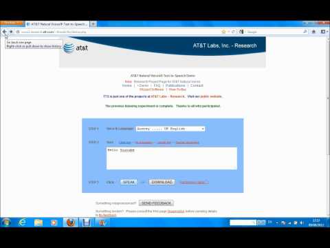 Free Online Text-to-Speech Software (Human Voices)