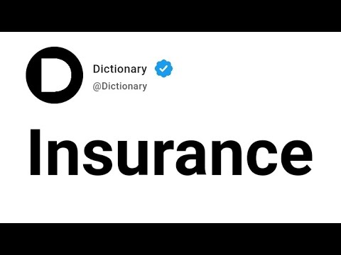 Insurance Meaning In English