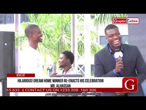 Hilarious! Dream Home winner re enacts his celebration - Graphic Online ...