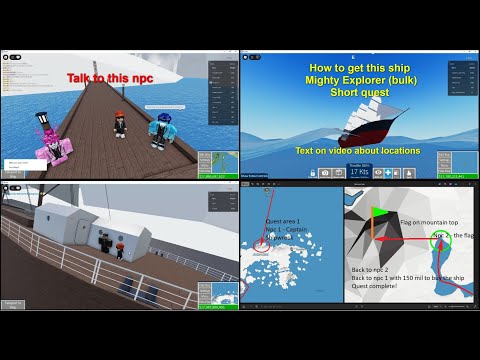 Shipping Lanes Roblox - Quick guide Mighty Explorer quest (sails ship)