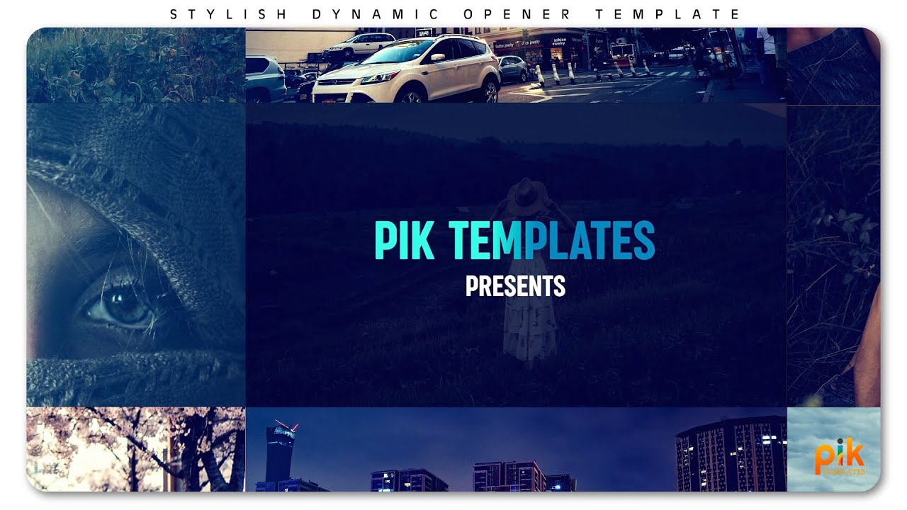 Free After Effect Opener Template #09 - Stylish Dynamic Opener | Pik Templates