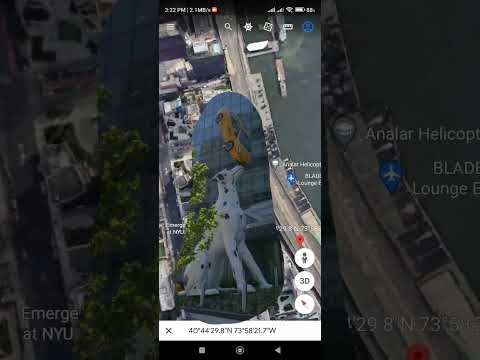 GIANT DOG AND TAXI CAB FOUND in google map #shorts #ytshorts #tipsbyvicky