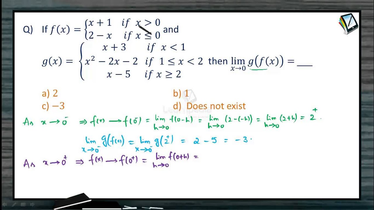 Limits Continuity Differentiability 7