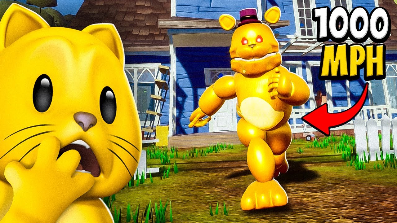 I Beat FAST FRED BEAR IN Hello Neighbor!