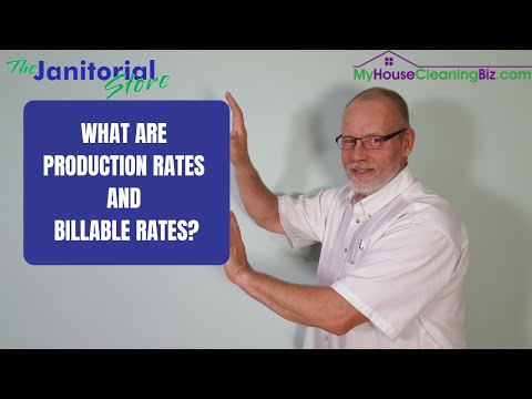 What Are Production Rates And Billable Rates | The Janitorial Store