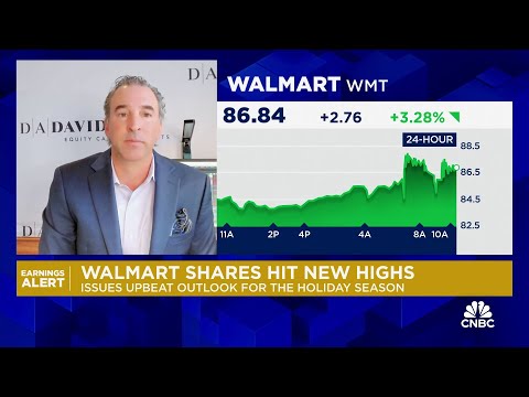 Walmart is really well positioned ahead of the holidays, says D.A. Davidson's Michael Baker