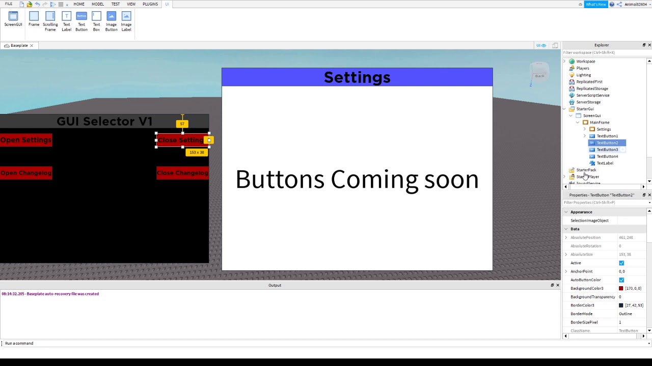 Scripting Tutorial For Custom Screen GUI | Roblox