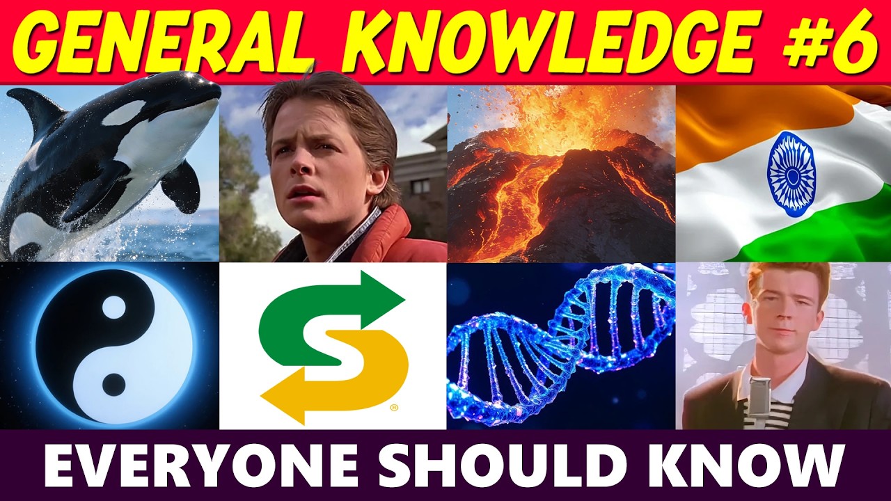 General Knowledge Trivia Quiz #6 🧠 | 100 Questions Everyone Should Know