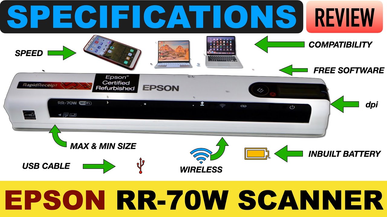 Epson RR-70w Specificities & Review !