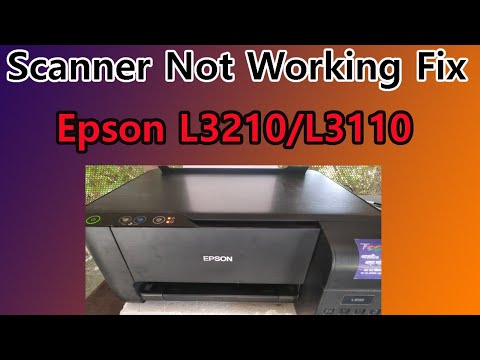 Not Scanning But Printing Epson L3210 Fix || How To Fix Scanner Problem in Epson Printer