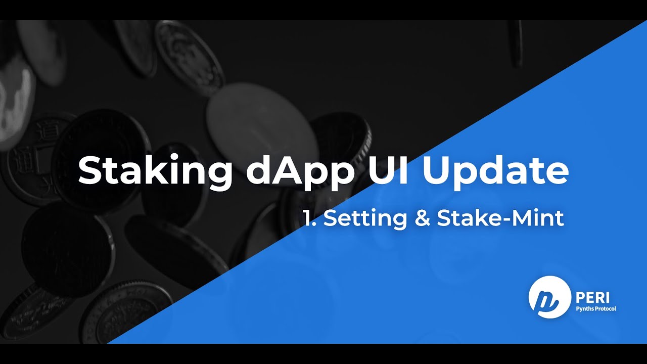 dApp Guide - Staking dApp(UI Update)