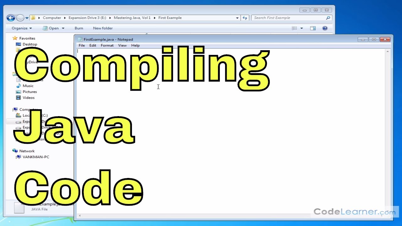 05 - Compiling Our First Java Program