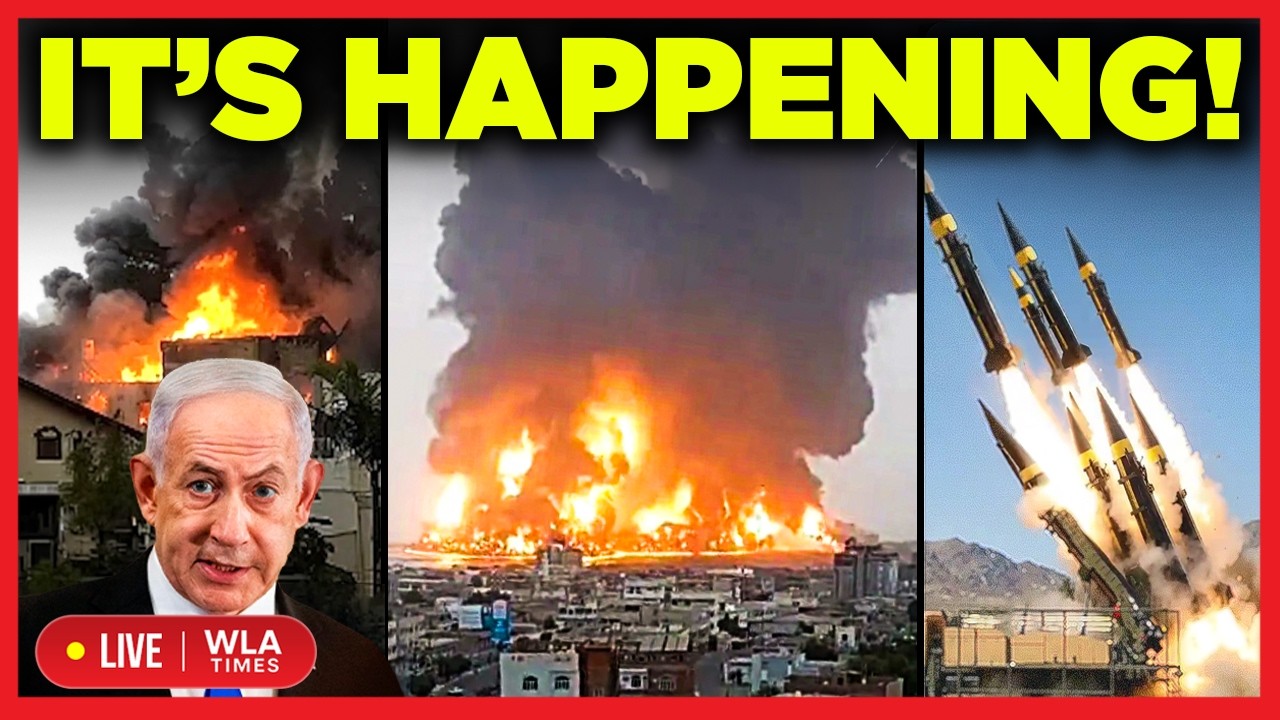 LIVE ON CAM: Israel ‘BURNING’ On Jewish Passover? Iran’s WORST Missile Wave Yet; 14 Wounded