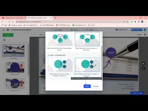 Stop back to parent in Prezi, stop zoom back to the overview/ main topic in Prezi