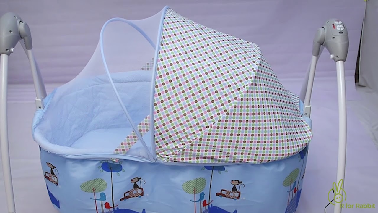 R for Rabbit Lullabies - The Auto Swing Baby  Cradle Installation Video