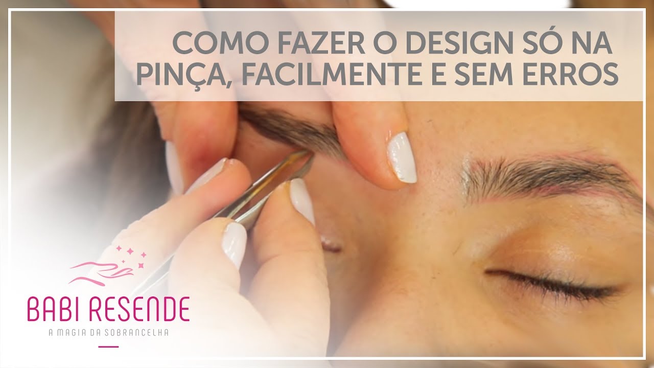Eyebrow Design Course #12: How to design your eyebrows with just tweezers, easily and without mis...